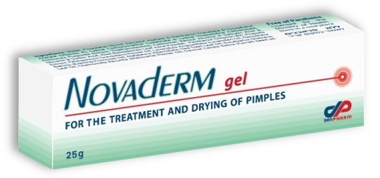 NOVADERM נובאדרם - לטיפול וייבוש פצעונים, טיפול באקנה - פארמה סטור